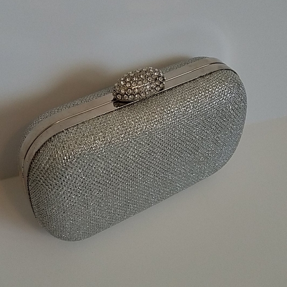 Bags | Silver Clutch | Poshmark